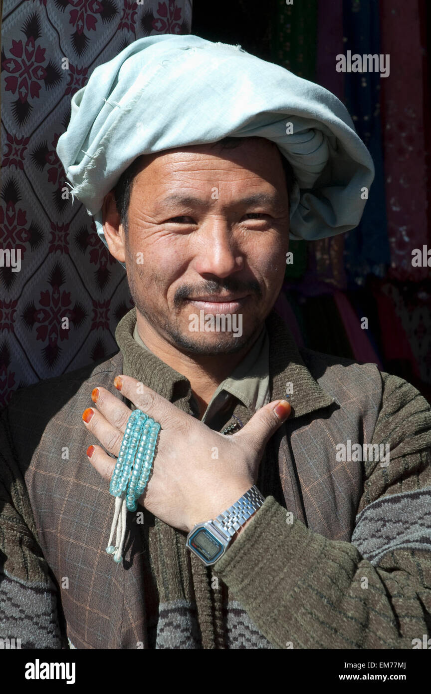 Hazara Man In Bamiyan, Bamian Province, Afghanistan Stock Photo - Alamy