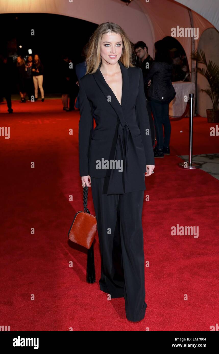 New York, NY, USA. 16th Apr, 2015. Amber Heard at arrivals for THE ...