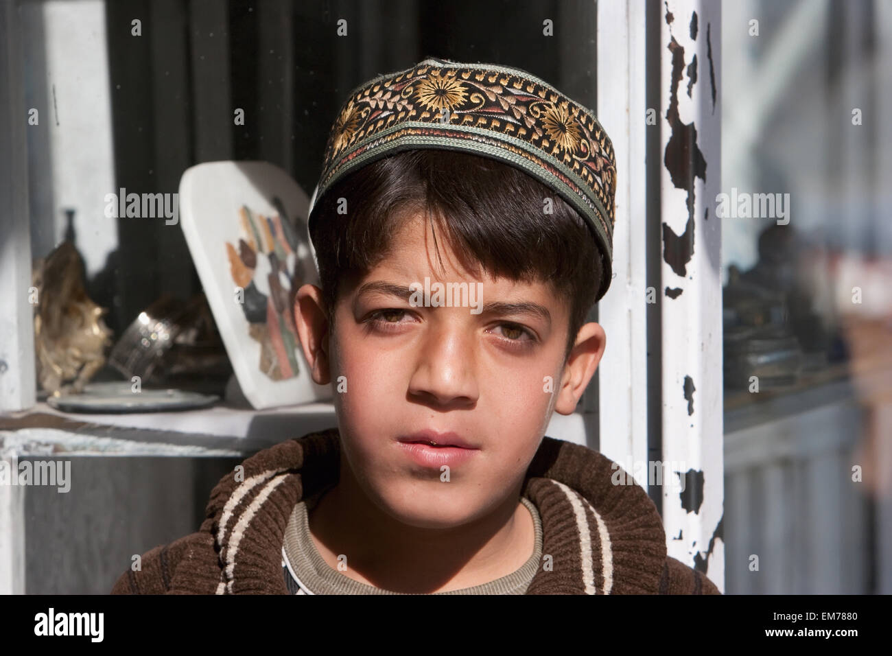 Afghan Boy In Kabul,, Afghanistan Stock Photo - Alamy