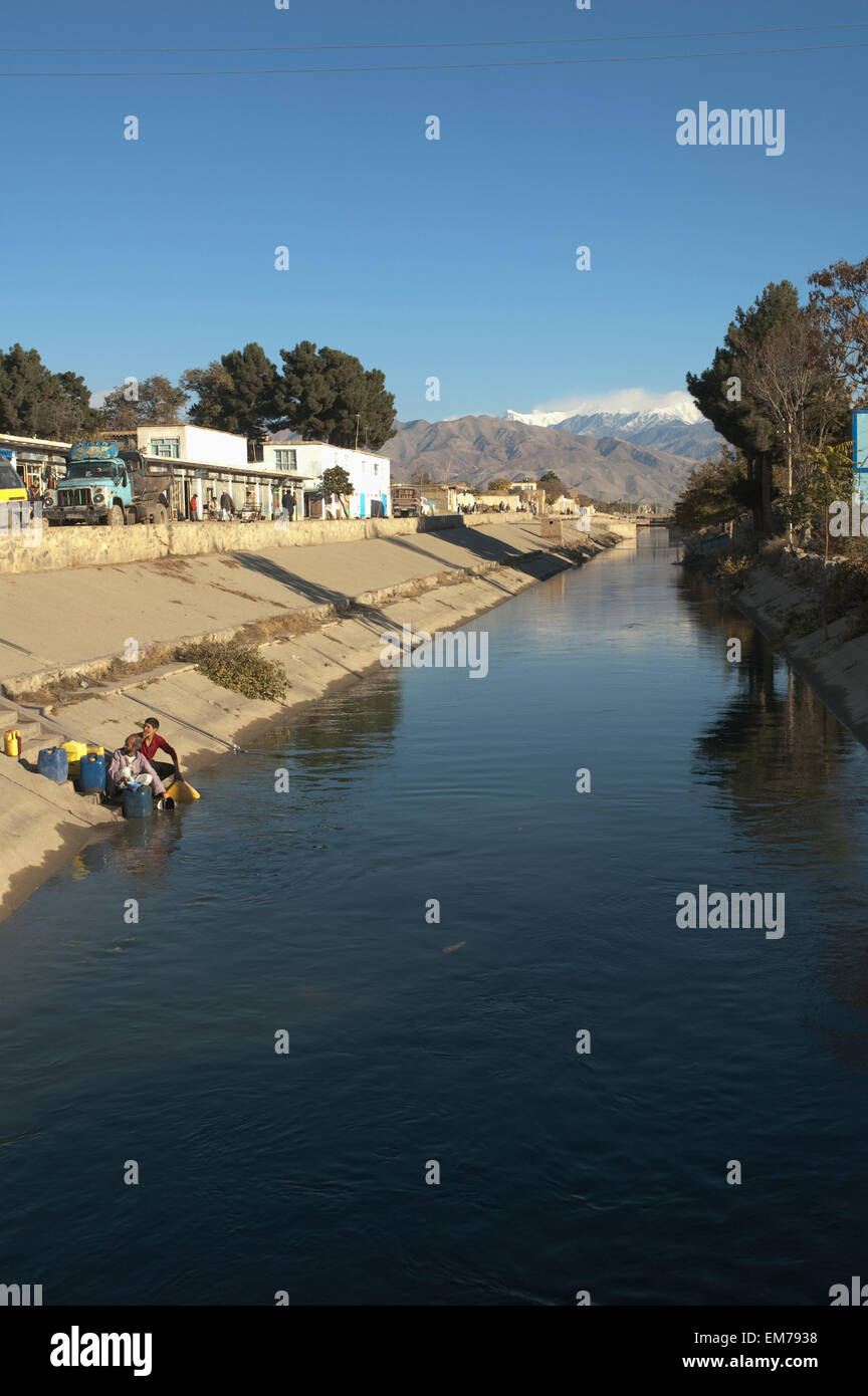 Canal In Charikar, Parwan Province, Afghanistan Stock Photo - Alamy