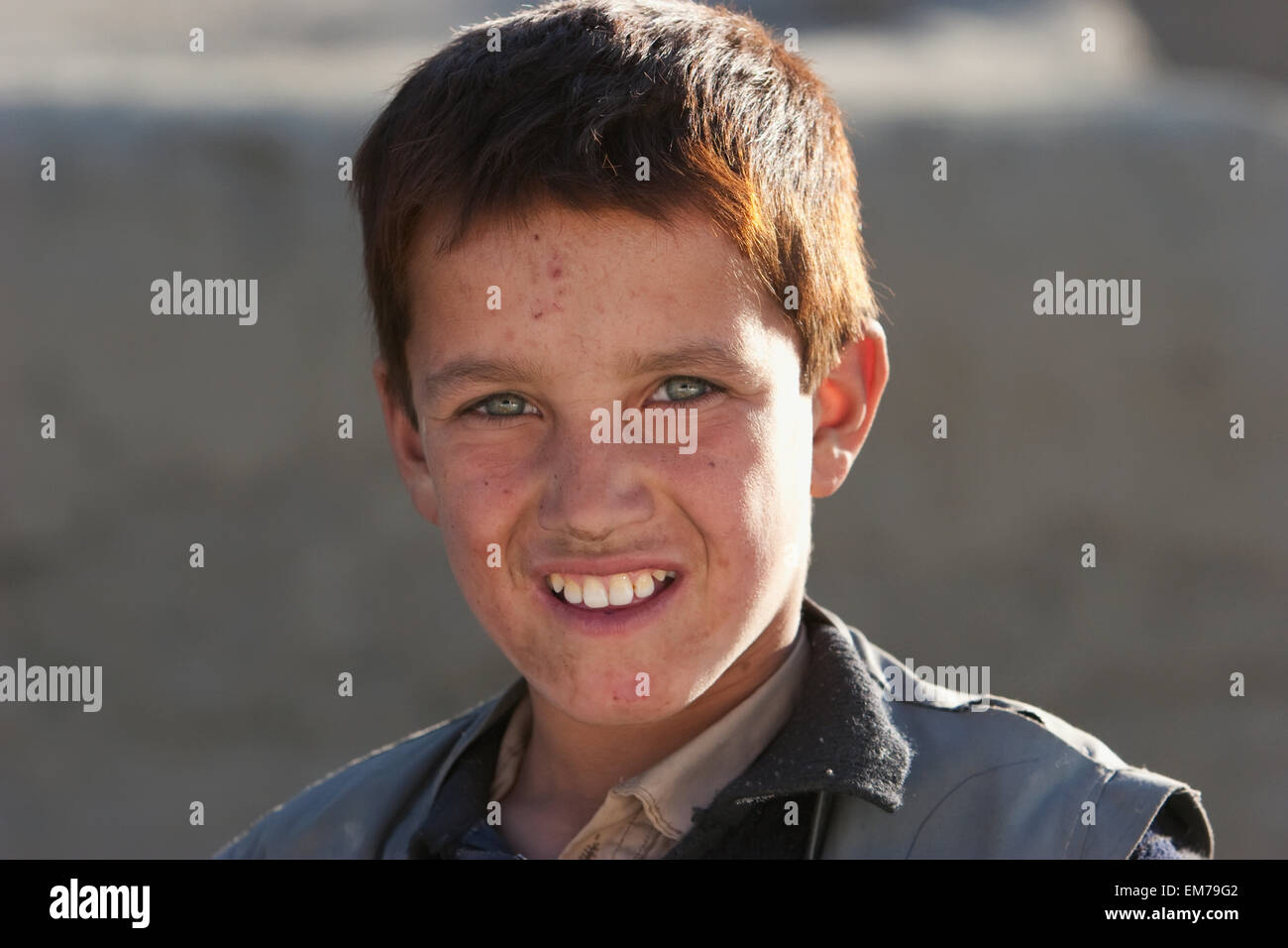 Smiling Afghan Boy In Jalrez, Vardak Province, Afghanistan Stock Photo ...