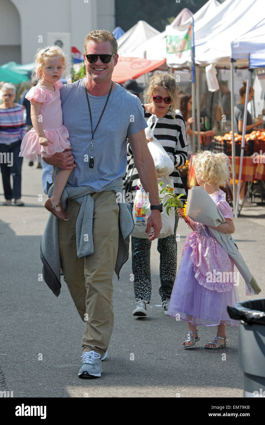 Eric Dane and Rebecca Gayheart take their daughters, Billie and Georgia ...