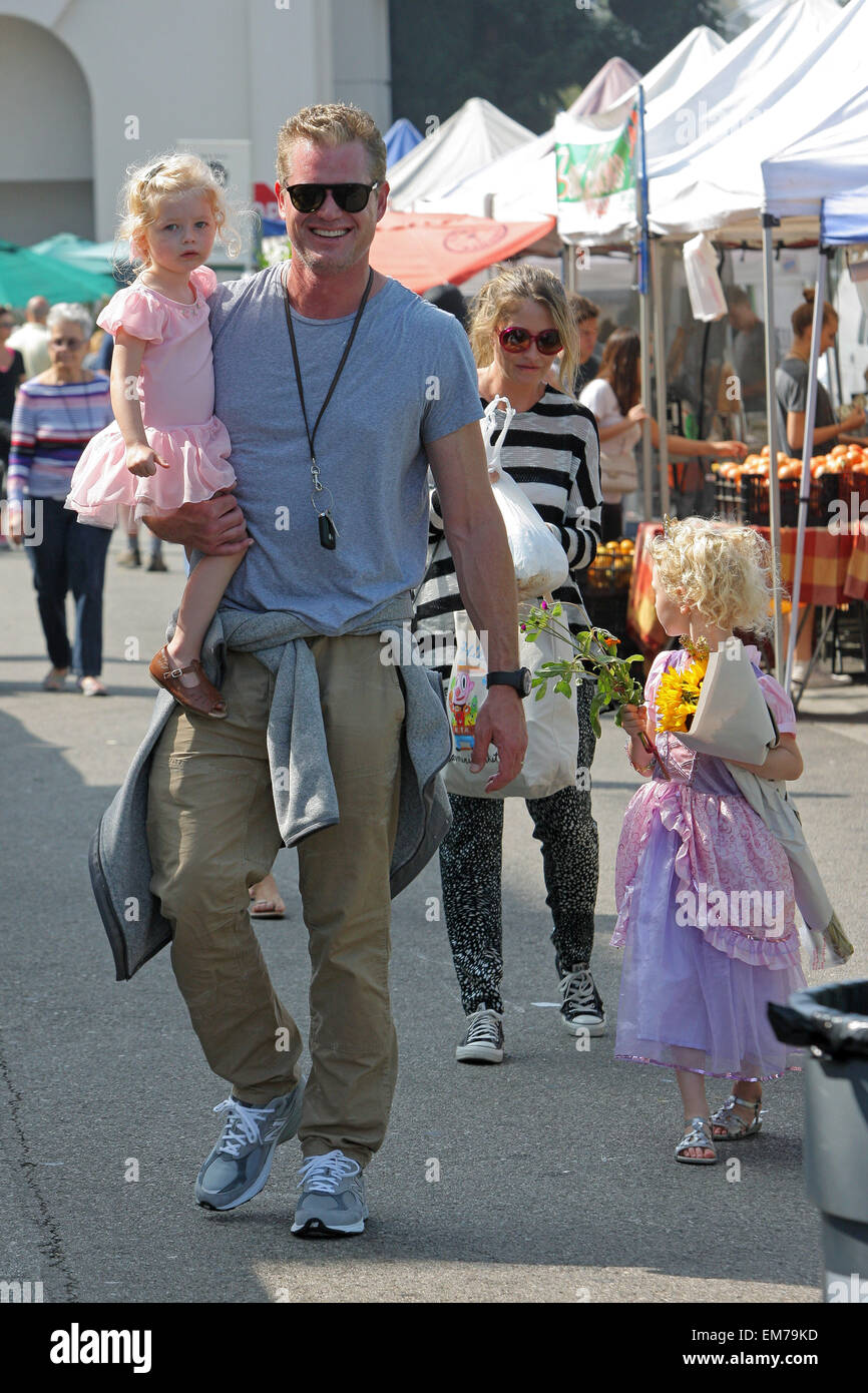 Eric Dane and Rebecca Gayheart take their daughters, Billie and Georgia ...