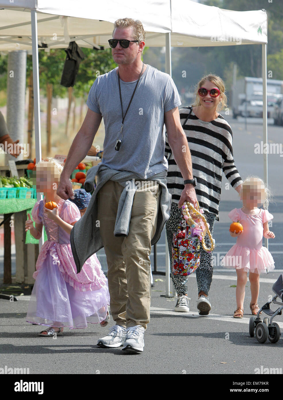 Eric Dane and Rebecca Gayheart take their daughters, Billie and Georgia ...