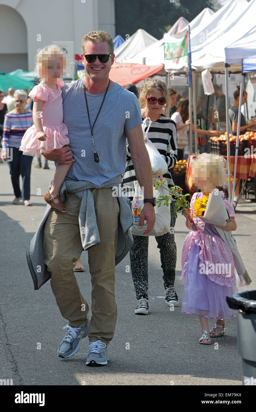 Eric Dane and Rebecca Gayheart take their daughters, Billie and Georgia ...