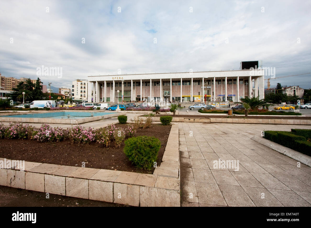 Opera House On Skanderbeg Square, Tirana, Albania Stock Photo - Alamy