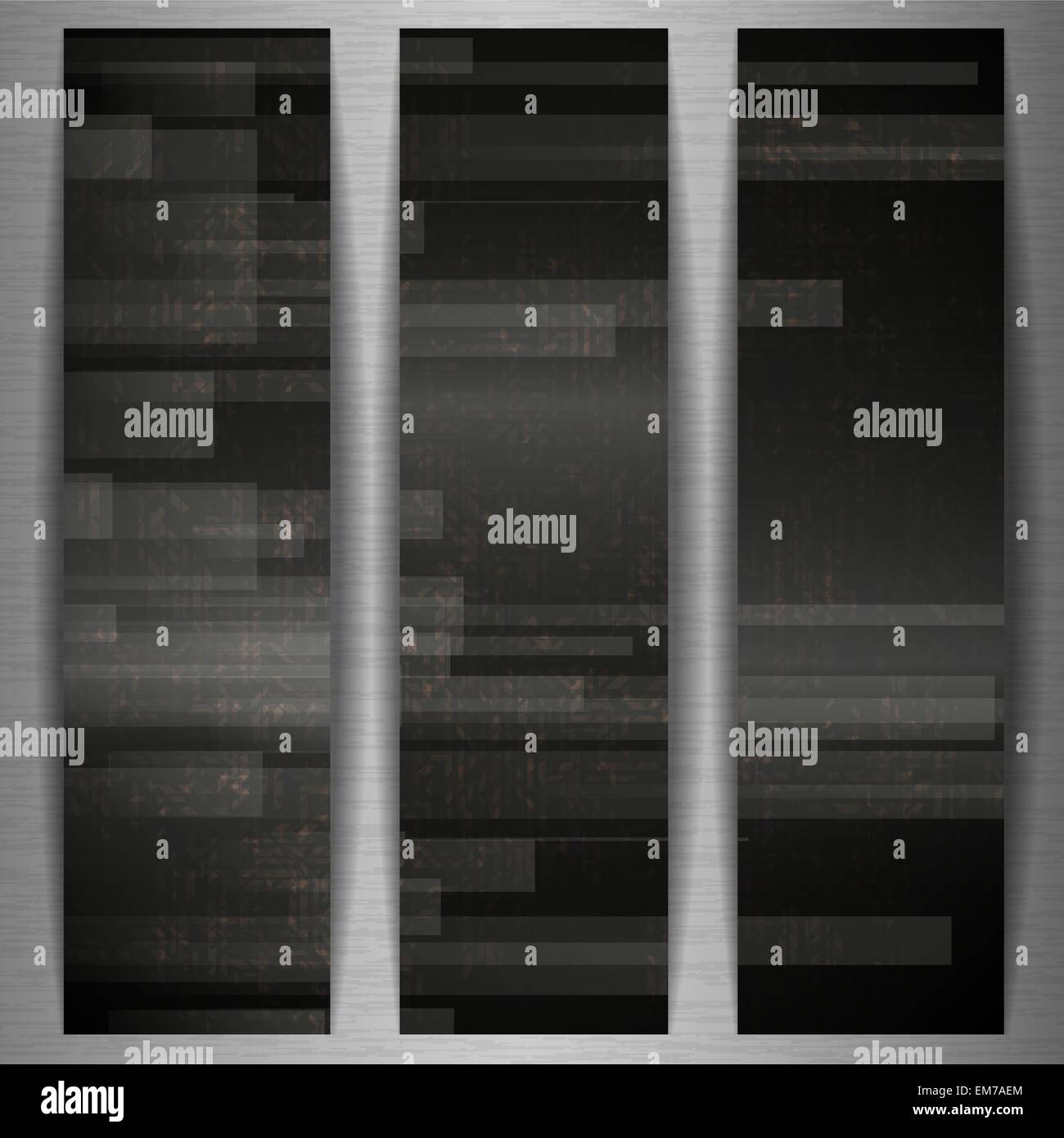 Abstract Black Rectangle Shapes Banner Stock Vector Image & Art - Alamy