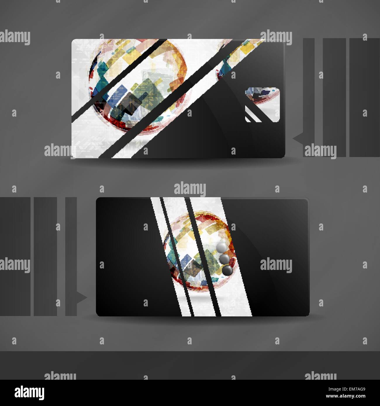 Business Card Design Stock Vector Image & Art - Alamy