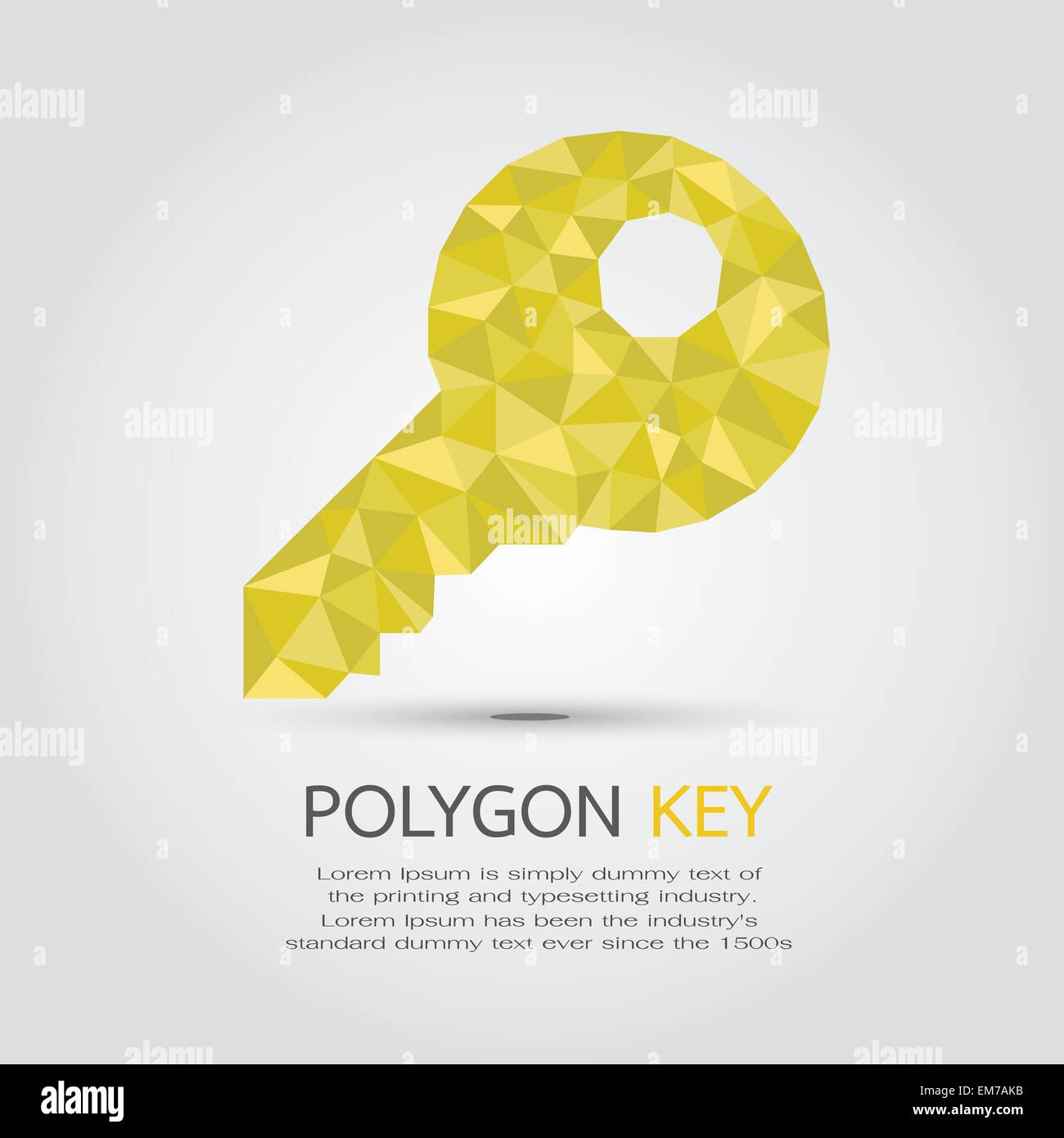 Polygon Key , eps10 vector format Stock Vector Image & Art - Alamy