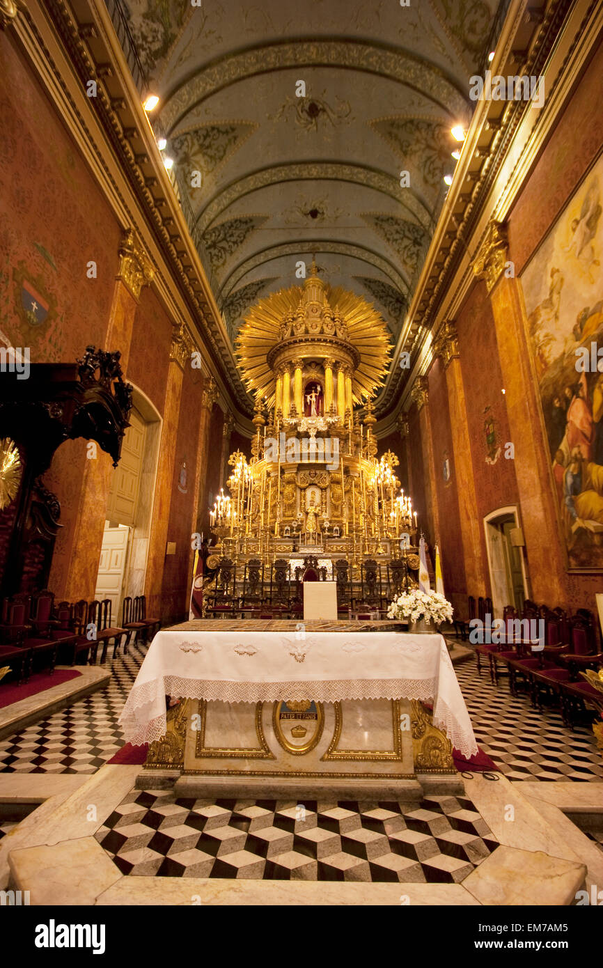 Main Altarpiece Of The Basilica Cathedral, Salta, Salta, Argentina ...