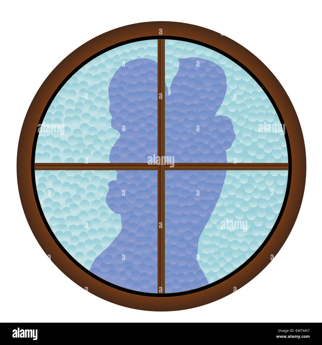 Girl behind Stock Vector Images - Alamy