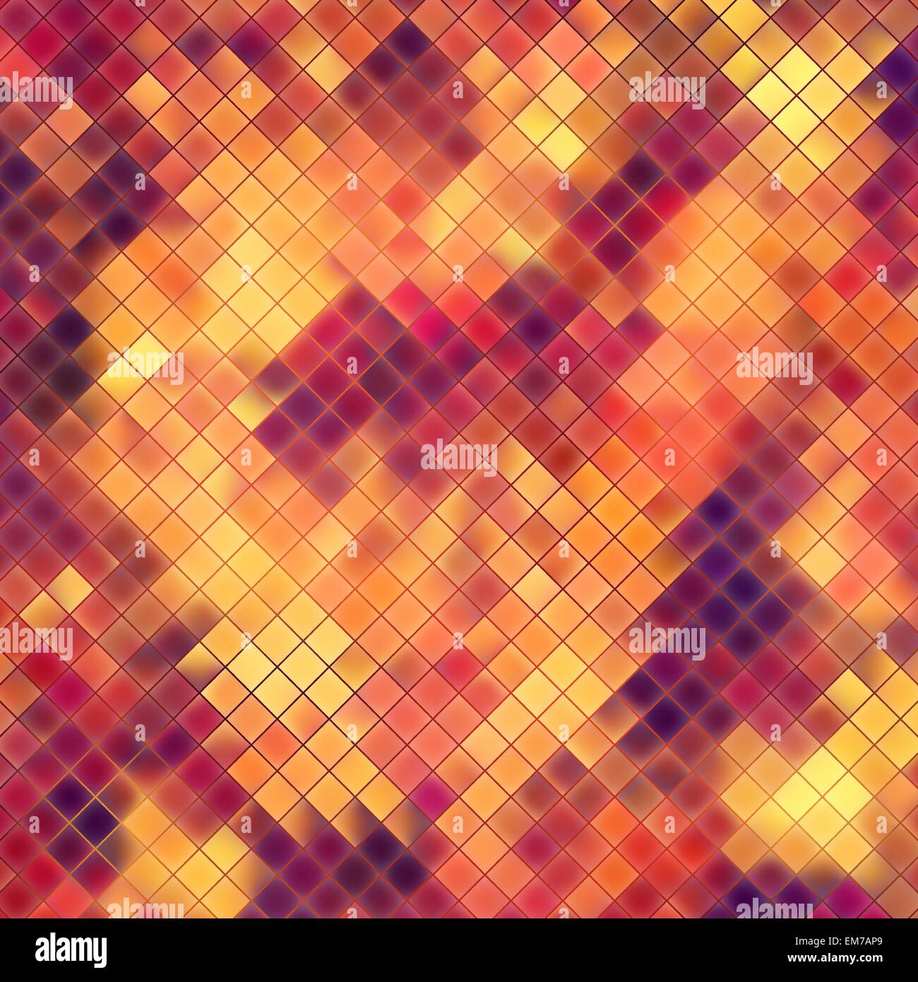 Orange mosaic Stock Vector Images - Alamy