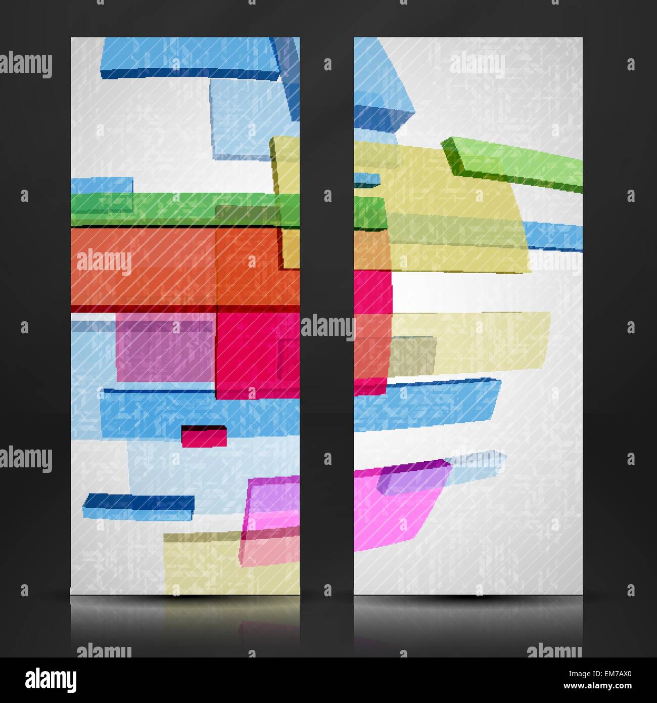 Green rectangle abstract background hi-res stock photography and images ...