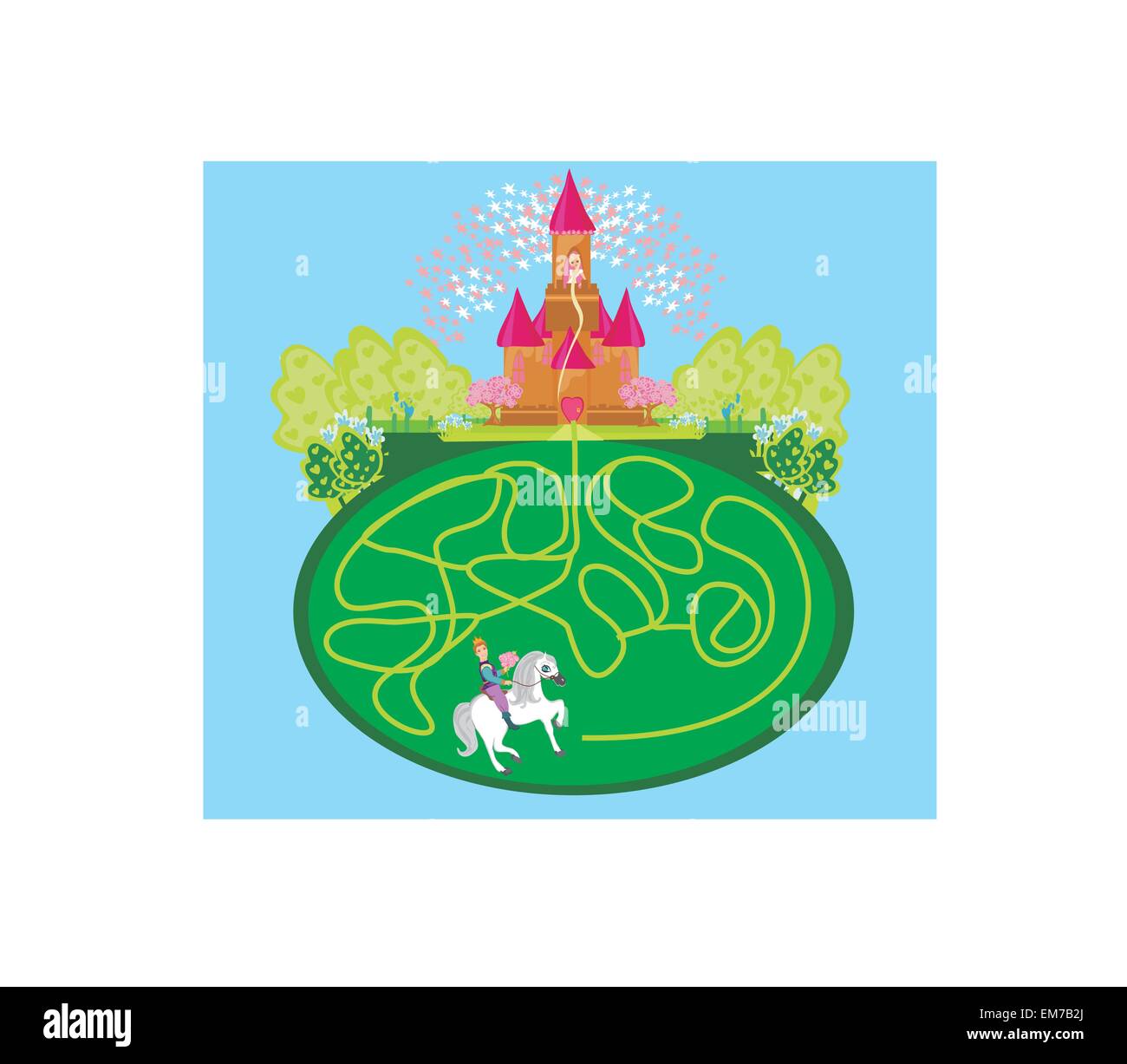 Maze game hi-res stock photography and images - Alamy