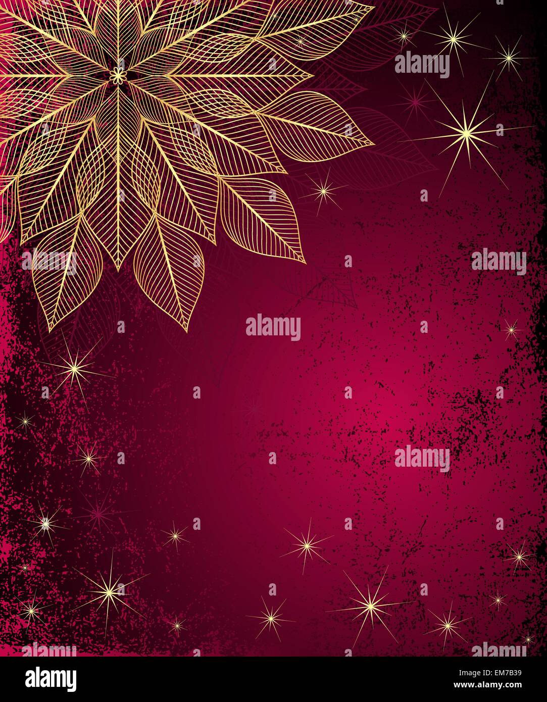 Black red christmas snowflake hi-res stock photography and images - Alamy