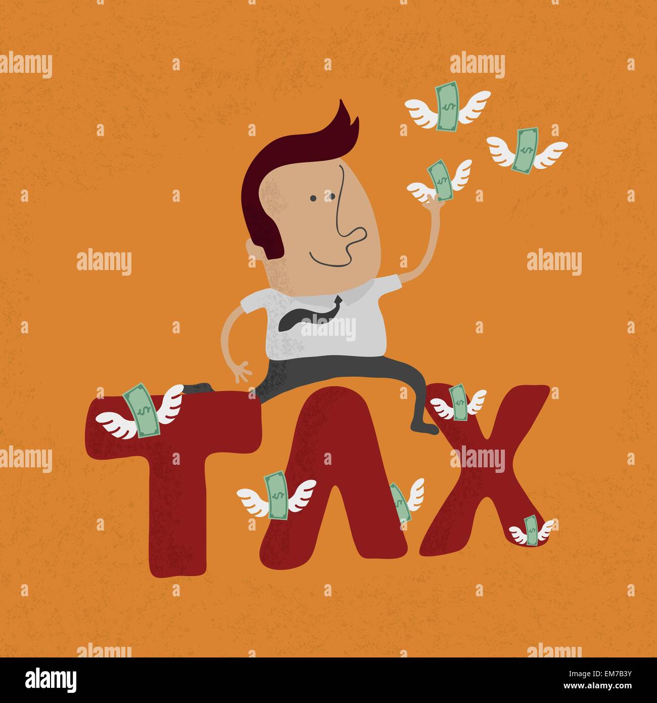 Tax frustration Stock Vector Images - Alamy