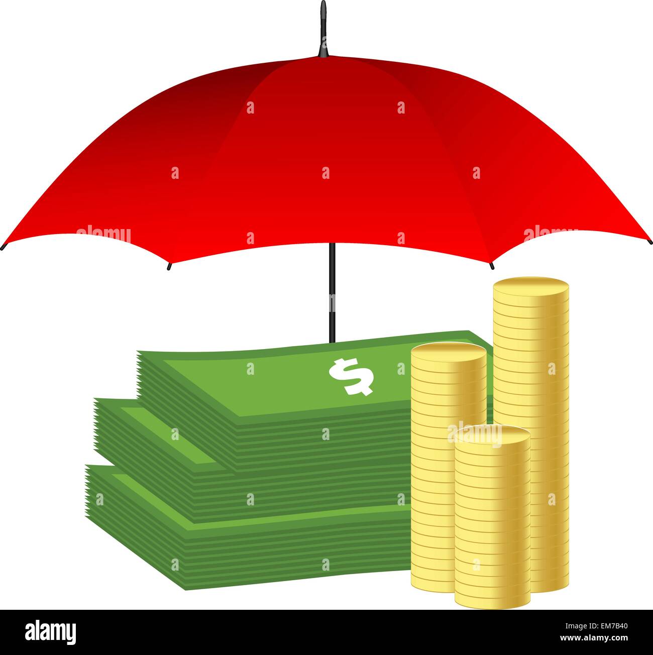 Money under Stock Vector Images - Alamy