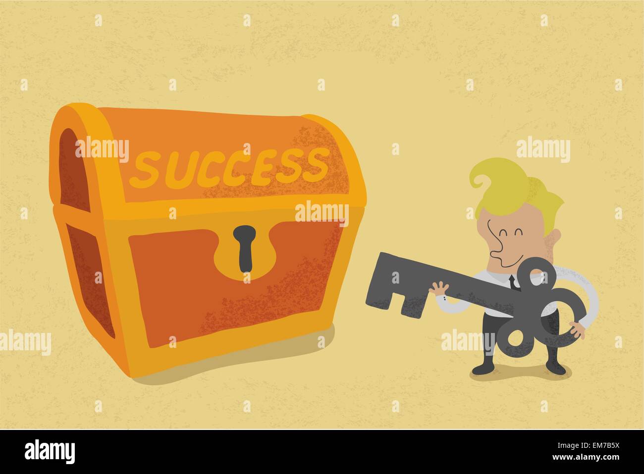 Businessman opening glowing box hi-res stock photography and images - Alamy