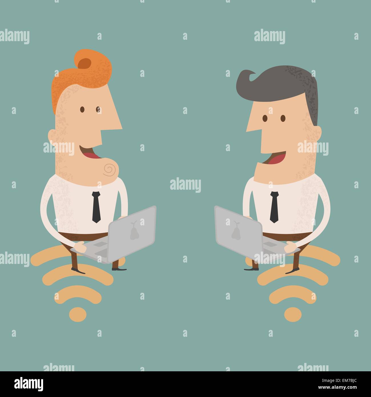 Business communication vector hi-res stock photography and images - Alamy