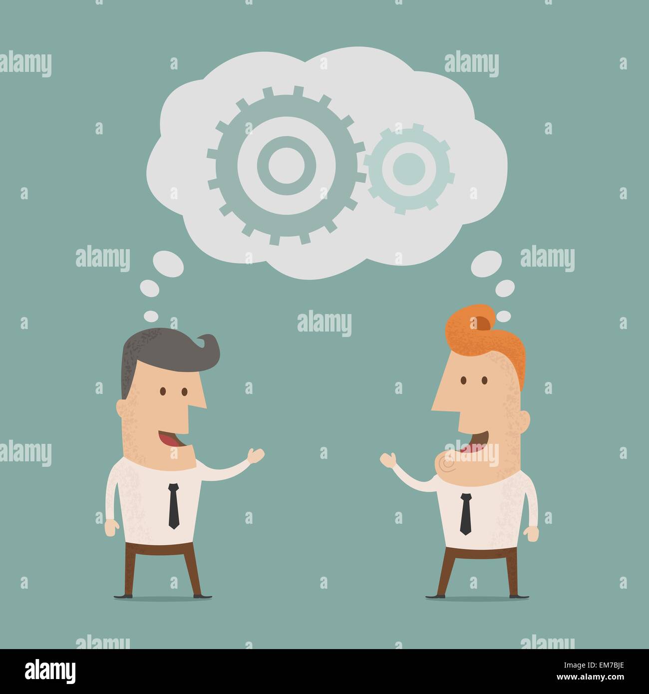 Brainstorming executive Stock Vector Images - Alamy