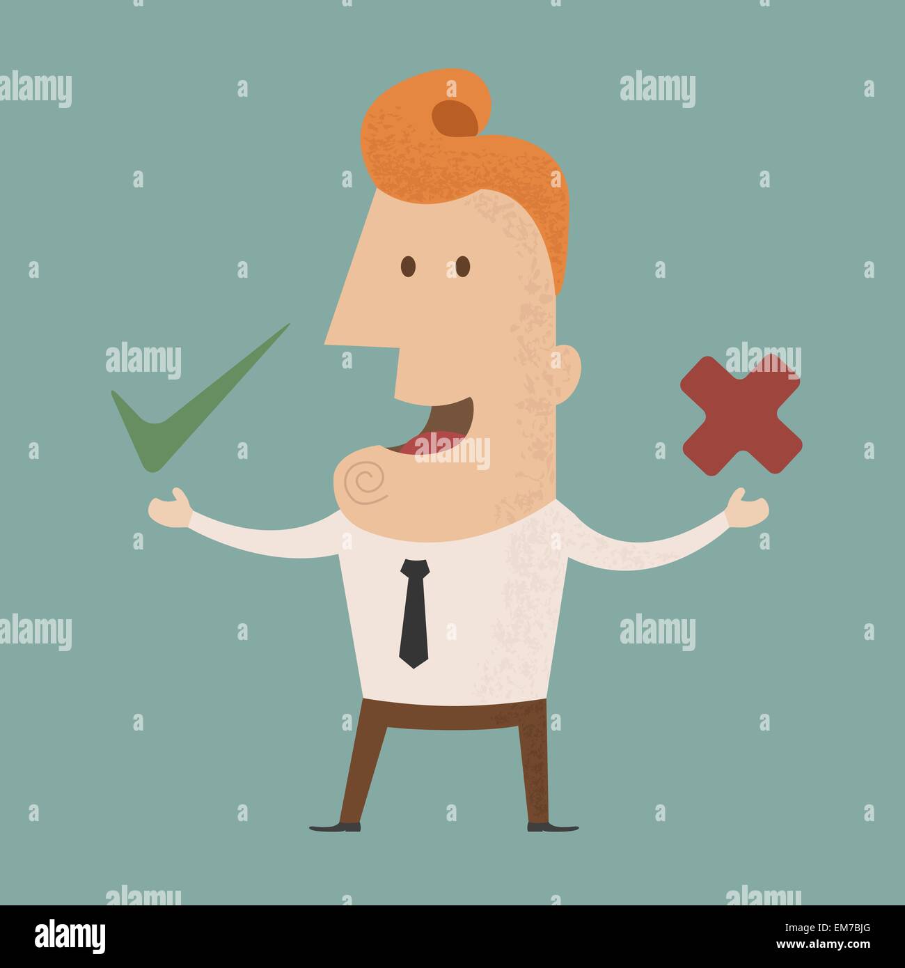 Checkmark man hi-res stock photography and images - Alamy