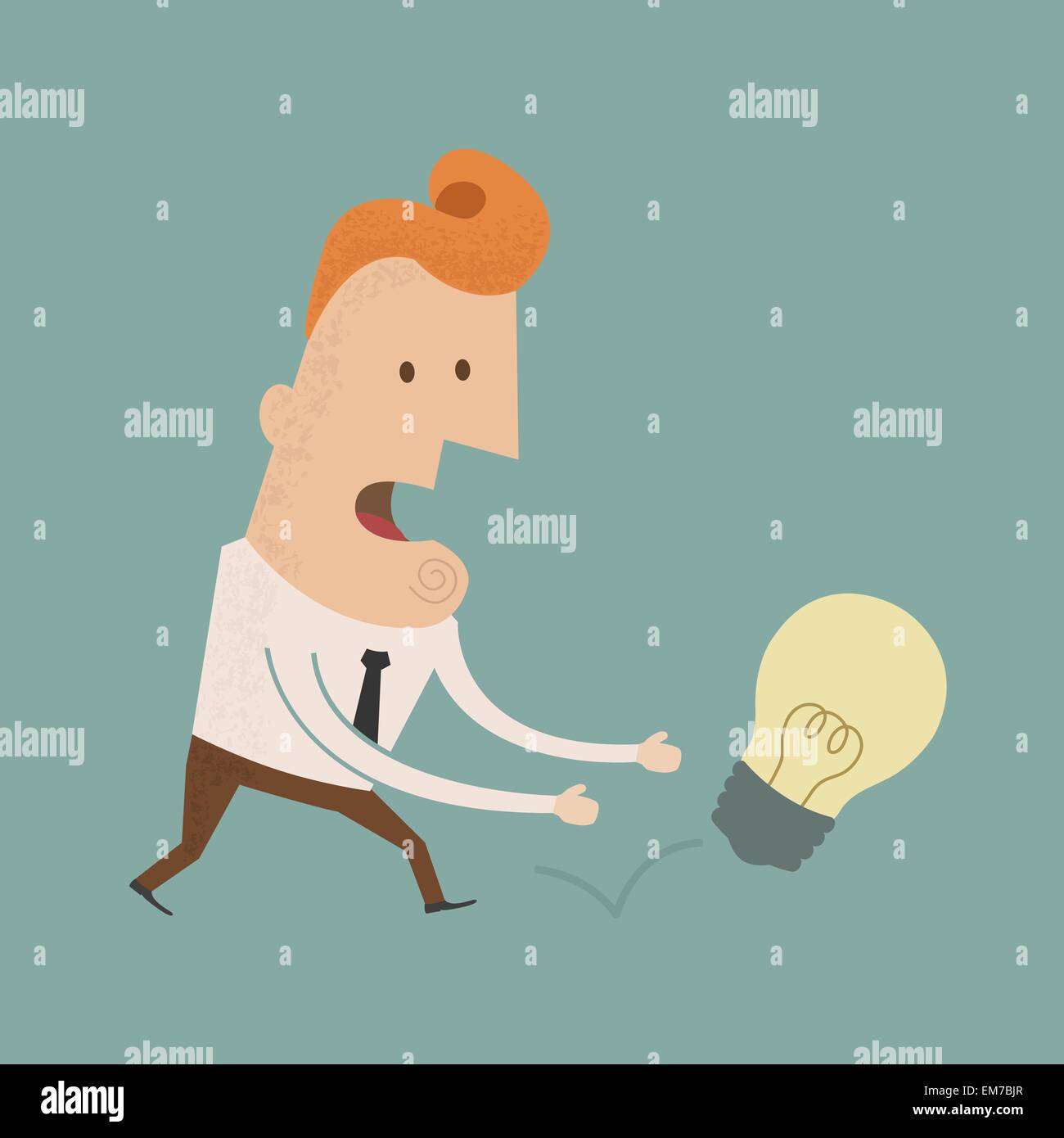 Business man finding idea , eps10 vector format Stock Vector Image ...