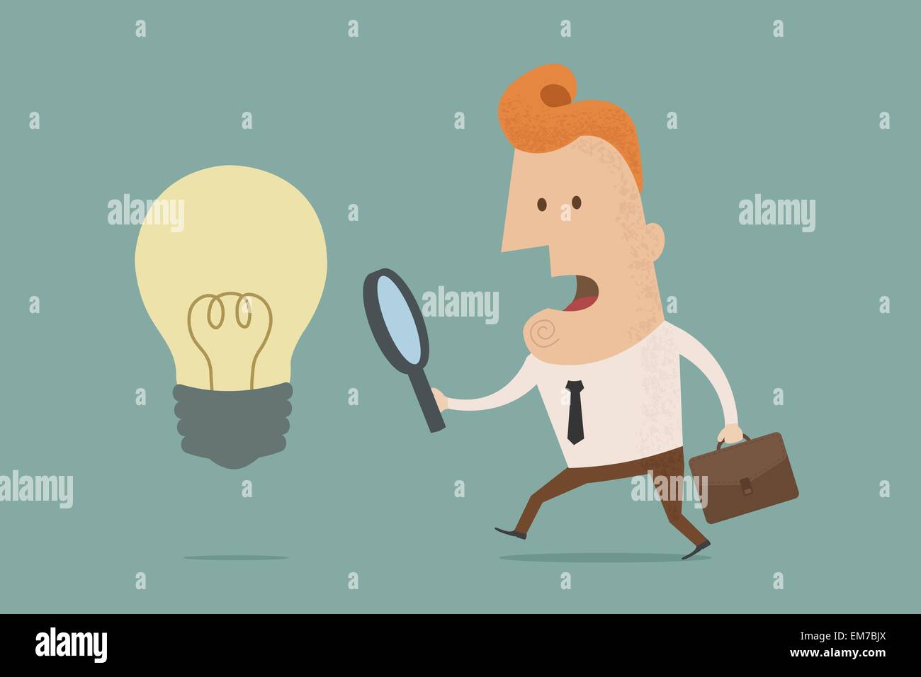 Business man finding idea , eps10 vector format Stock Vector Image ...