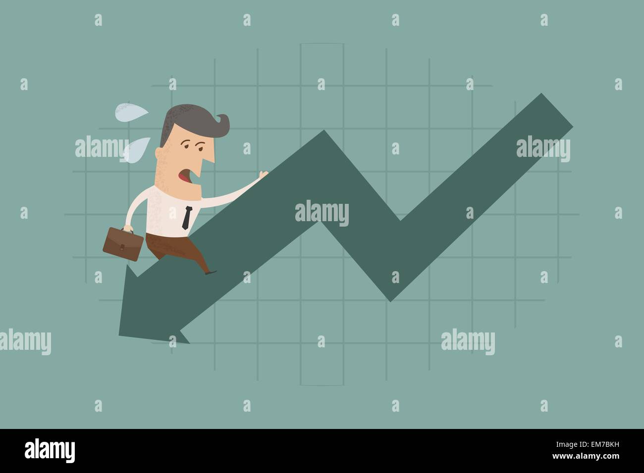 Businessman graph down , eps10 vector format Stock Vector Image & Art ...