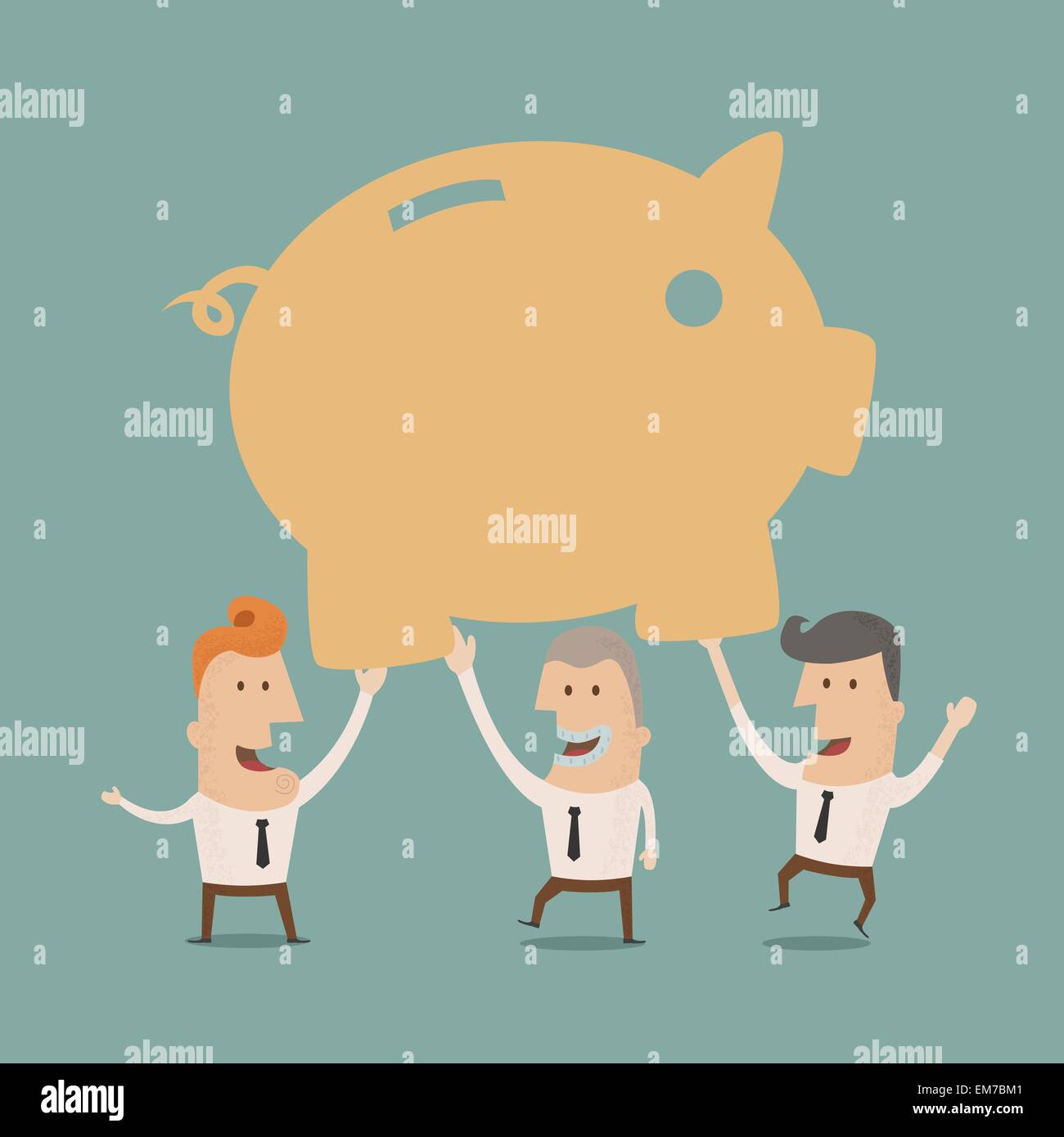 Business man save money, eps10 vector format Stock Vector Image & Art ...