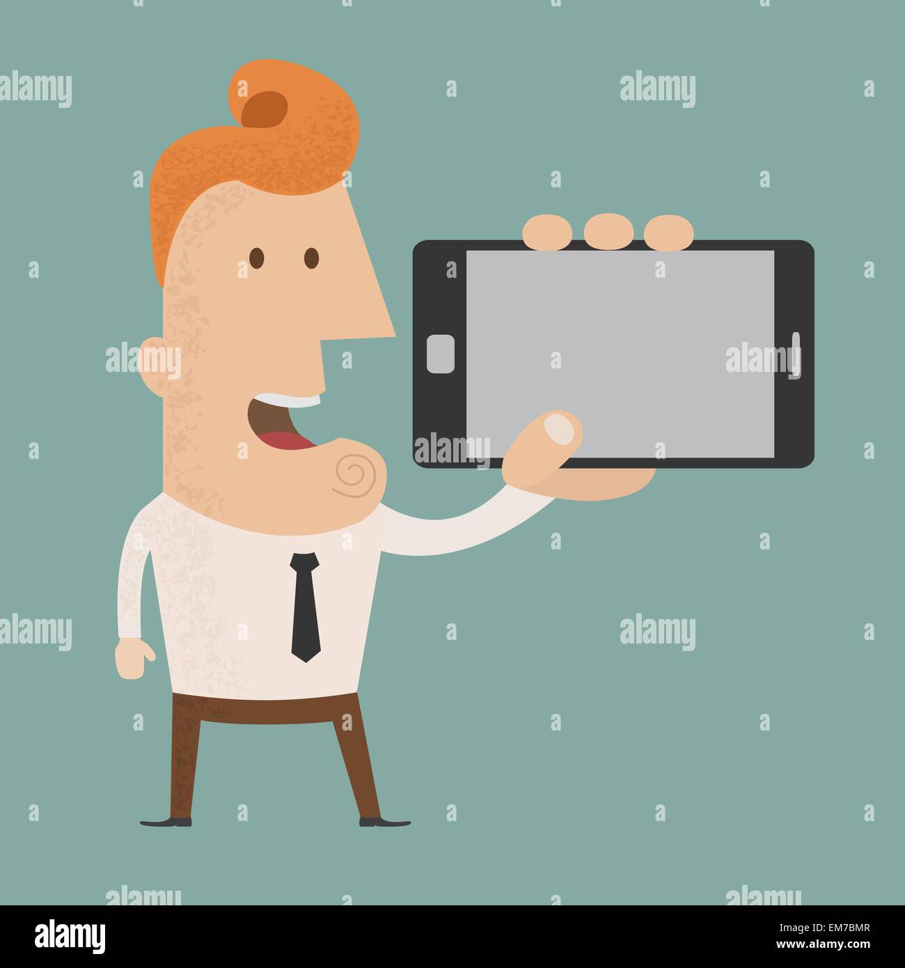 Cartoon smart phone laptop Stock Vector Images - Alamy