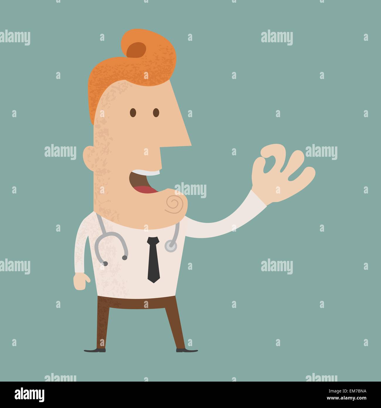 Senior doctor in uniform Stock Vector Images - Alamy