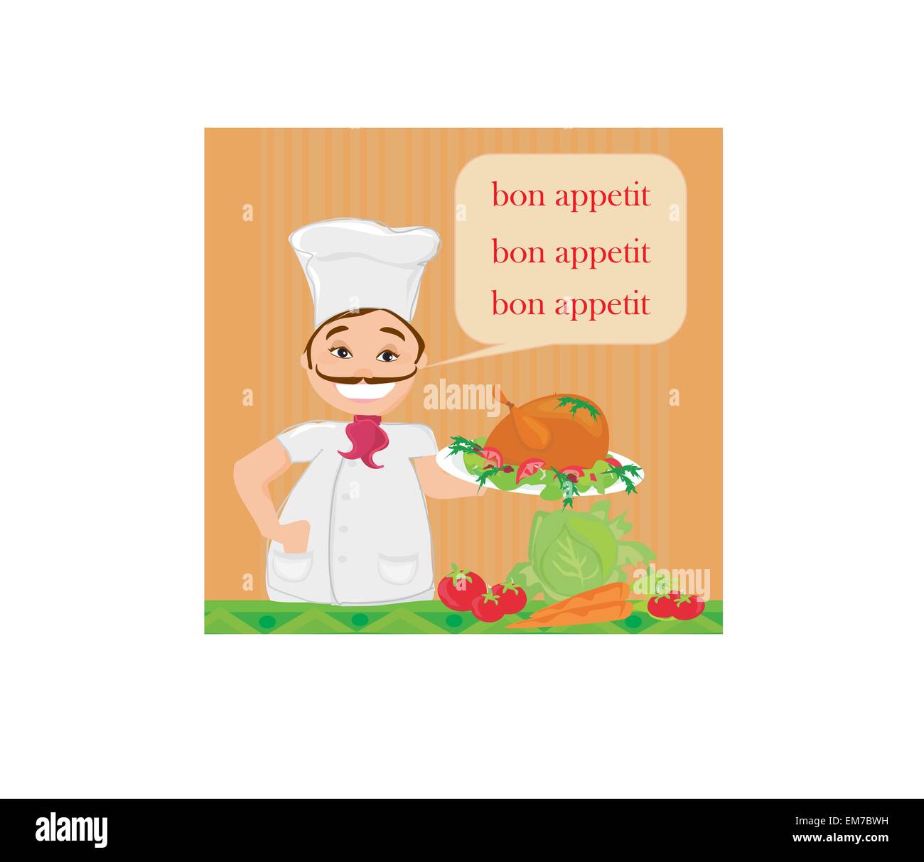 Turkey table food Stock Vector Images - Alamy