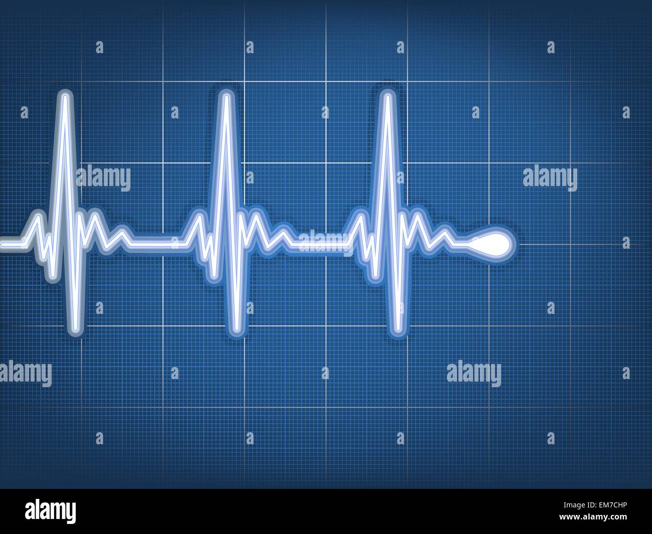Abstract heart beats cardiogram. EPS 10 Stock Vector Image & Art - Alamy