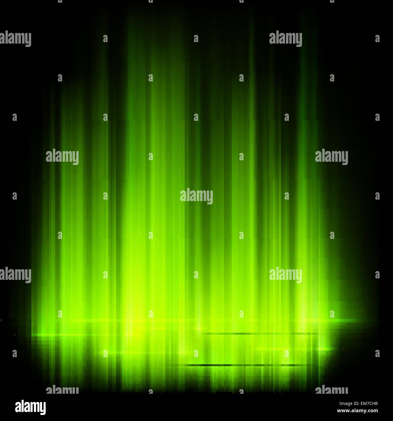 Green aurora Stock Vector Images - Alamy