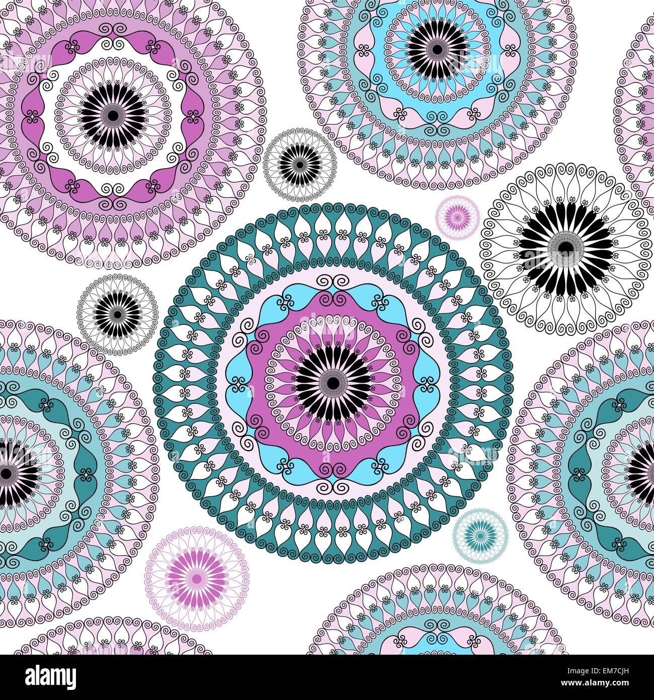 Lace openwork pattern Stock Vector Images - Alamy