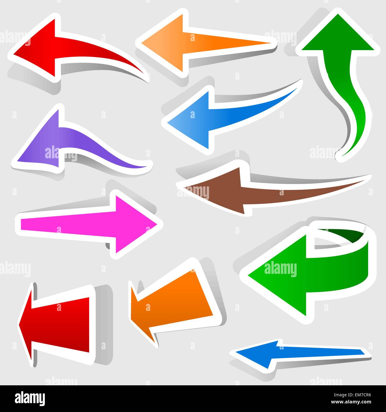 Rounded arrows hi-res stock photography and images - Alamy