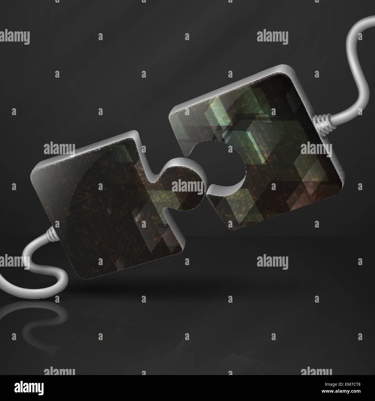 Modern Puzzle Template Stock Vector Image & Art - Alamy