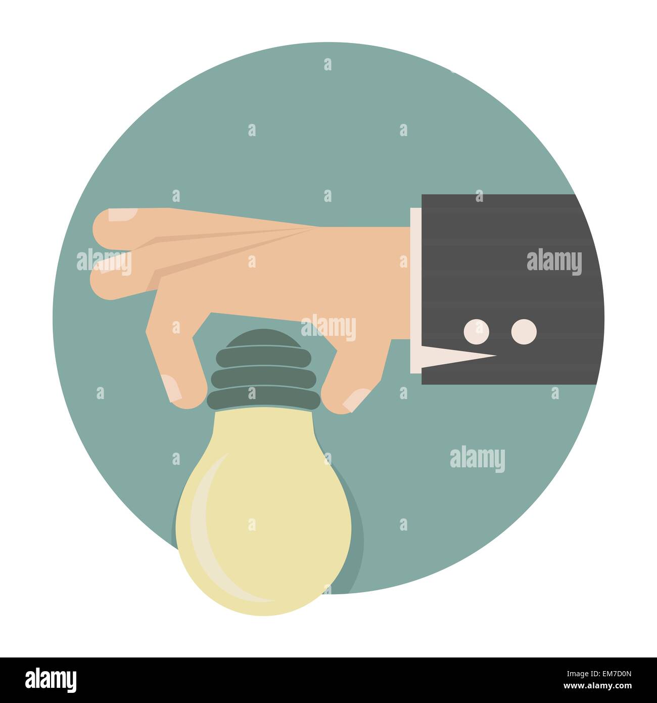 Transparent light bulb in Stock Vector Images - Alamy