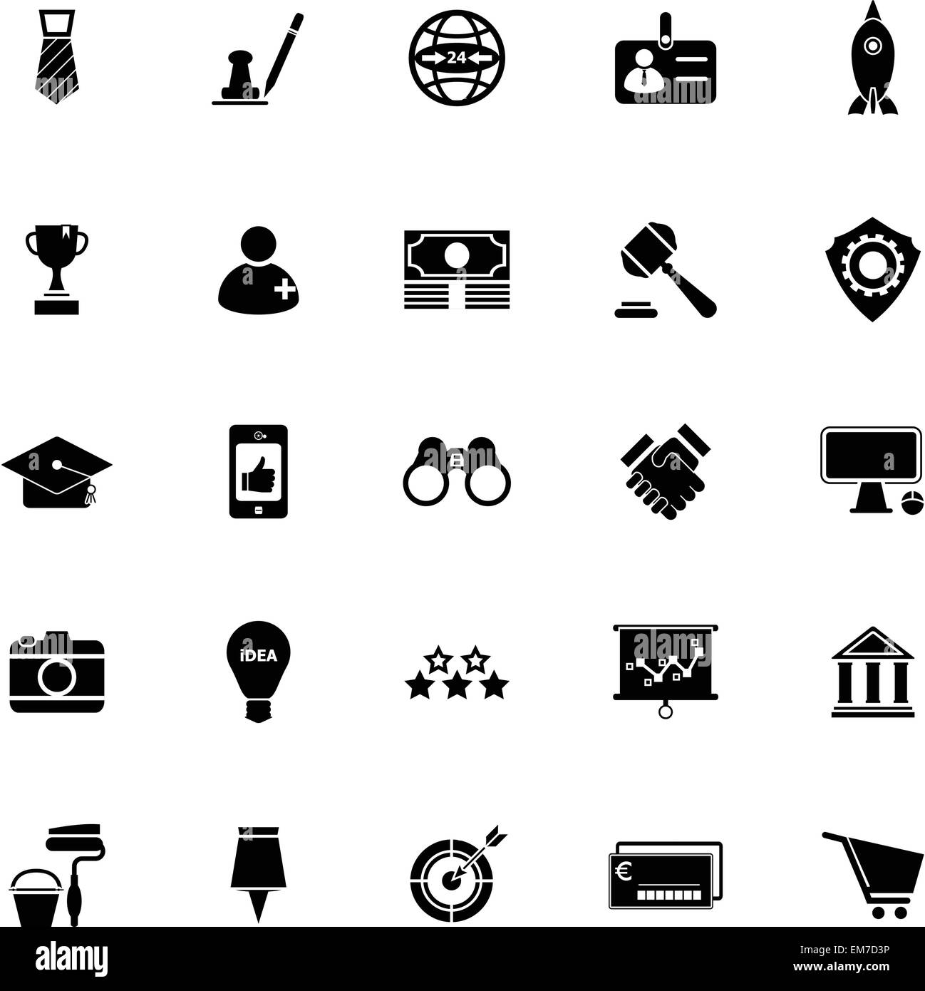 SME icons on white background, stock vector Stock Vector Image & Art ...