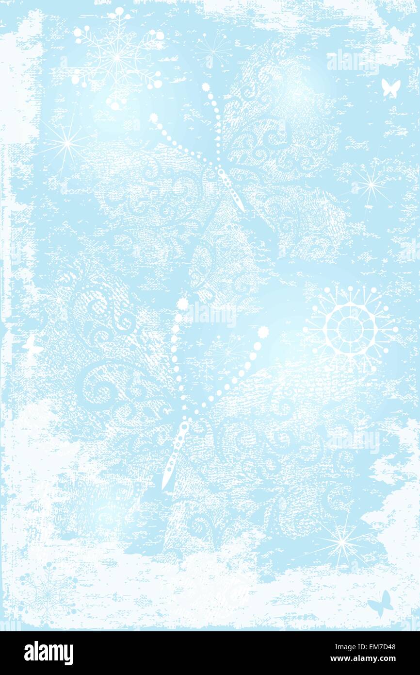 Gentle blue christmas background Stock Vector Image & Art - Alamy