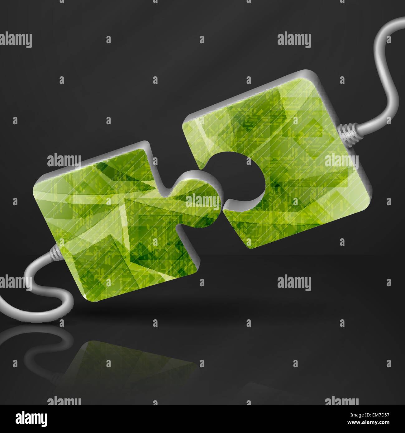 Modern Puzzle Template Stock Vector Image & Art - Alamy