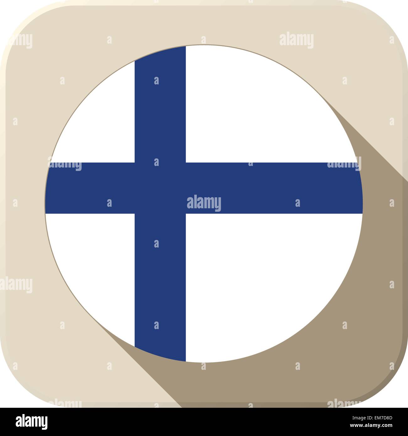 Finland flag vector hi-res stock photography and images - Alamy