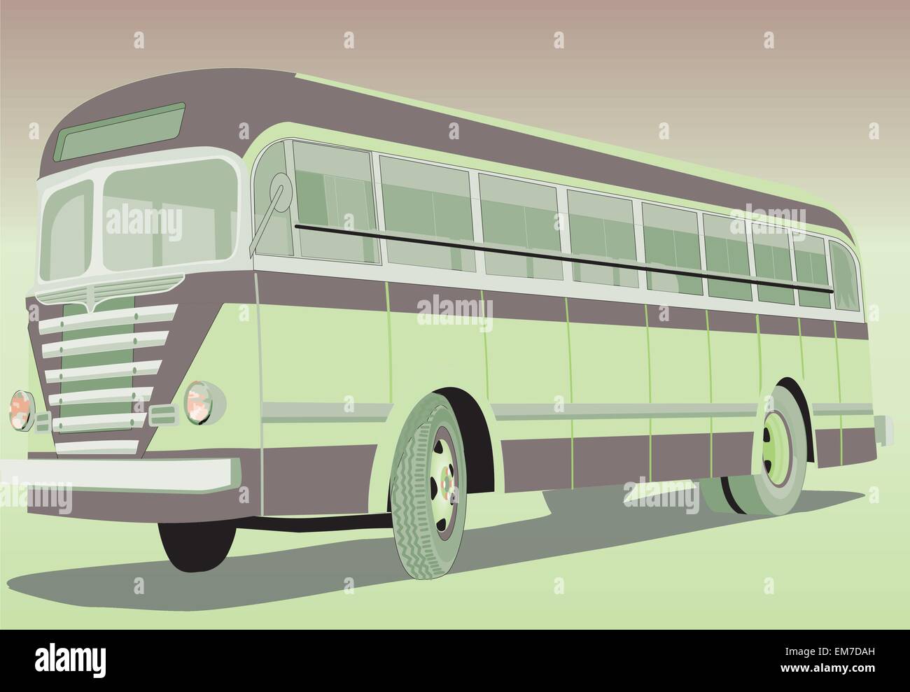 People travel bus public Stock Vector Images - Alamy