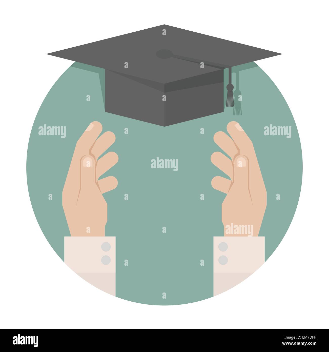 Graduation cap tassel in Cut Out Stock Images & Pictures - Alamy