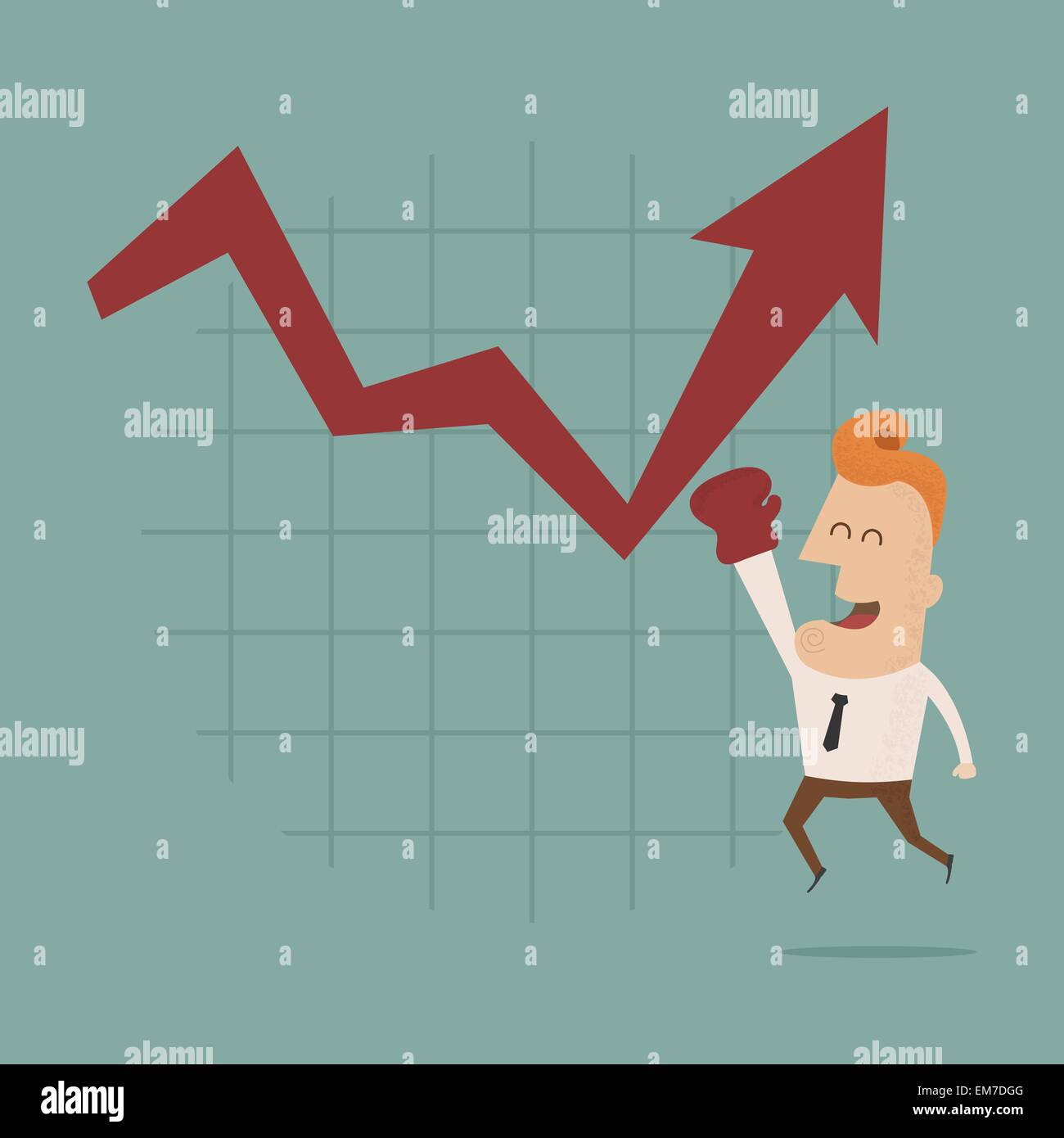 Rising punch Stock Vector Images - Alamy