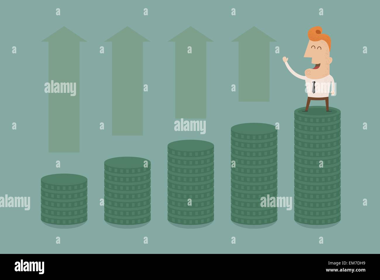 Business graph steps success Stock Vector Images - Alamy