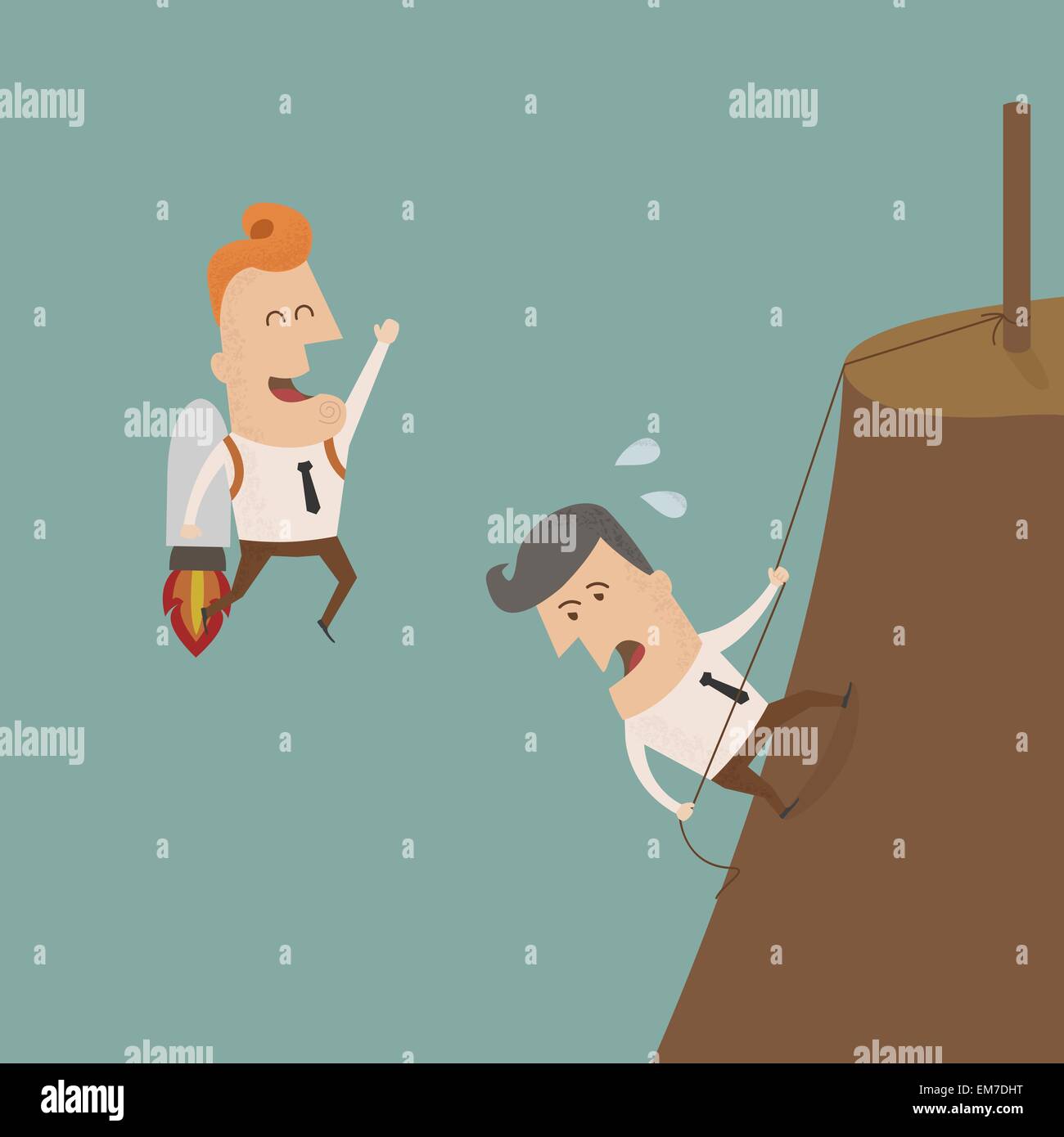 Workforce competition Stock Vector Images - Alamy