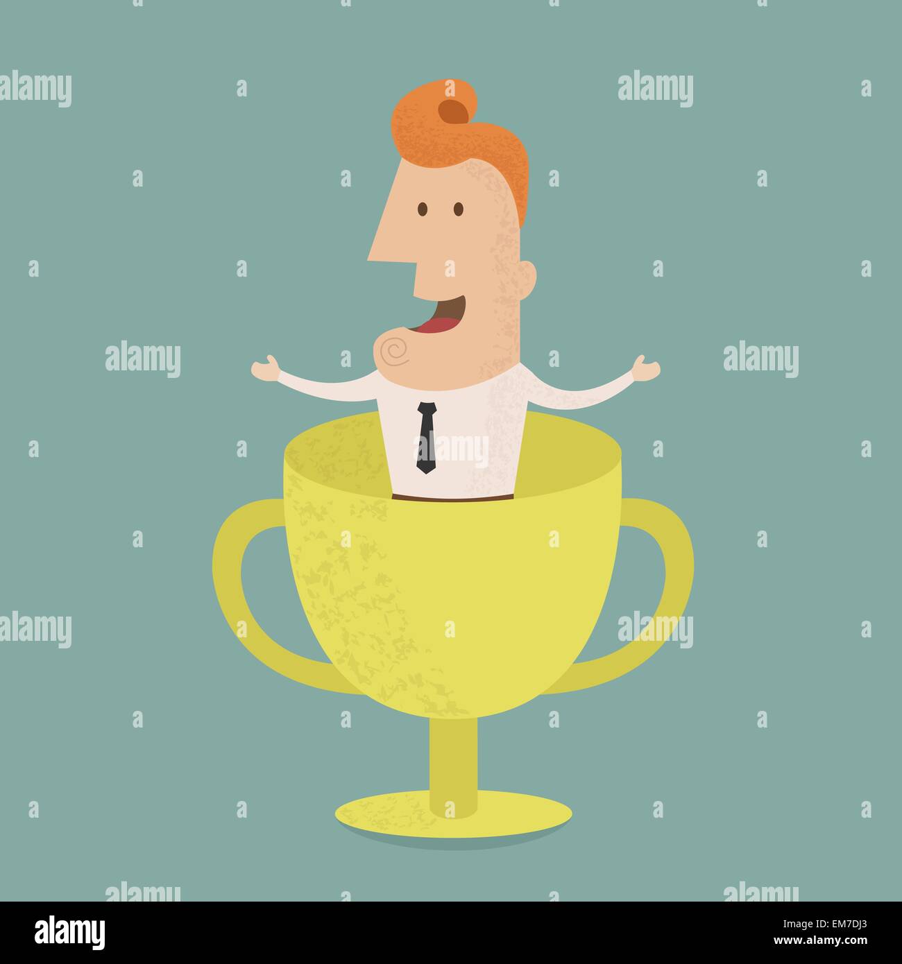 Man winner award Stock Vector Images - Alamy