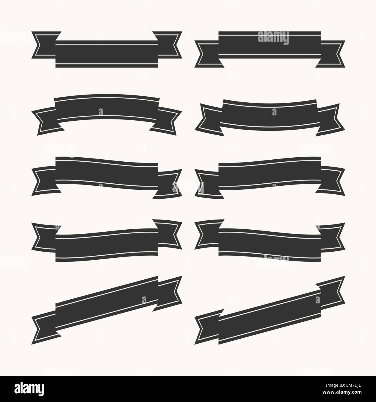 Ribbon banner hi-res stock photography and images - Alamy