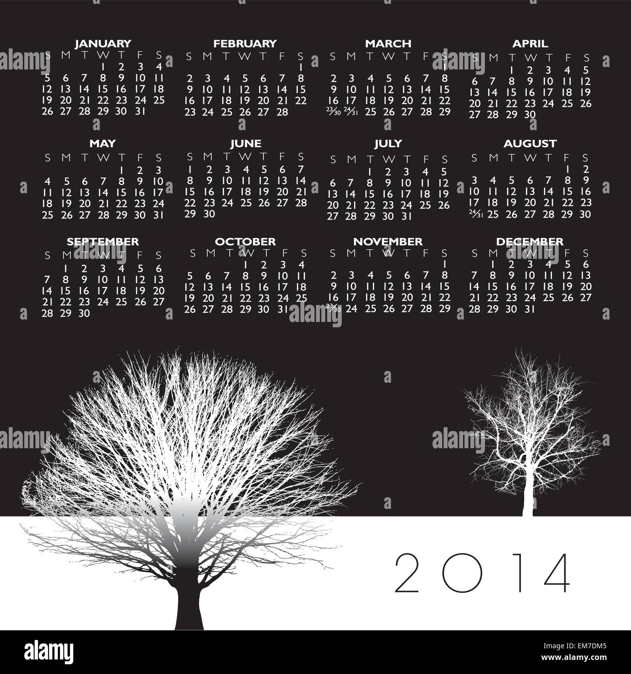 Vertical nature calendar hi-res stock photography and images - Alamy